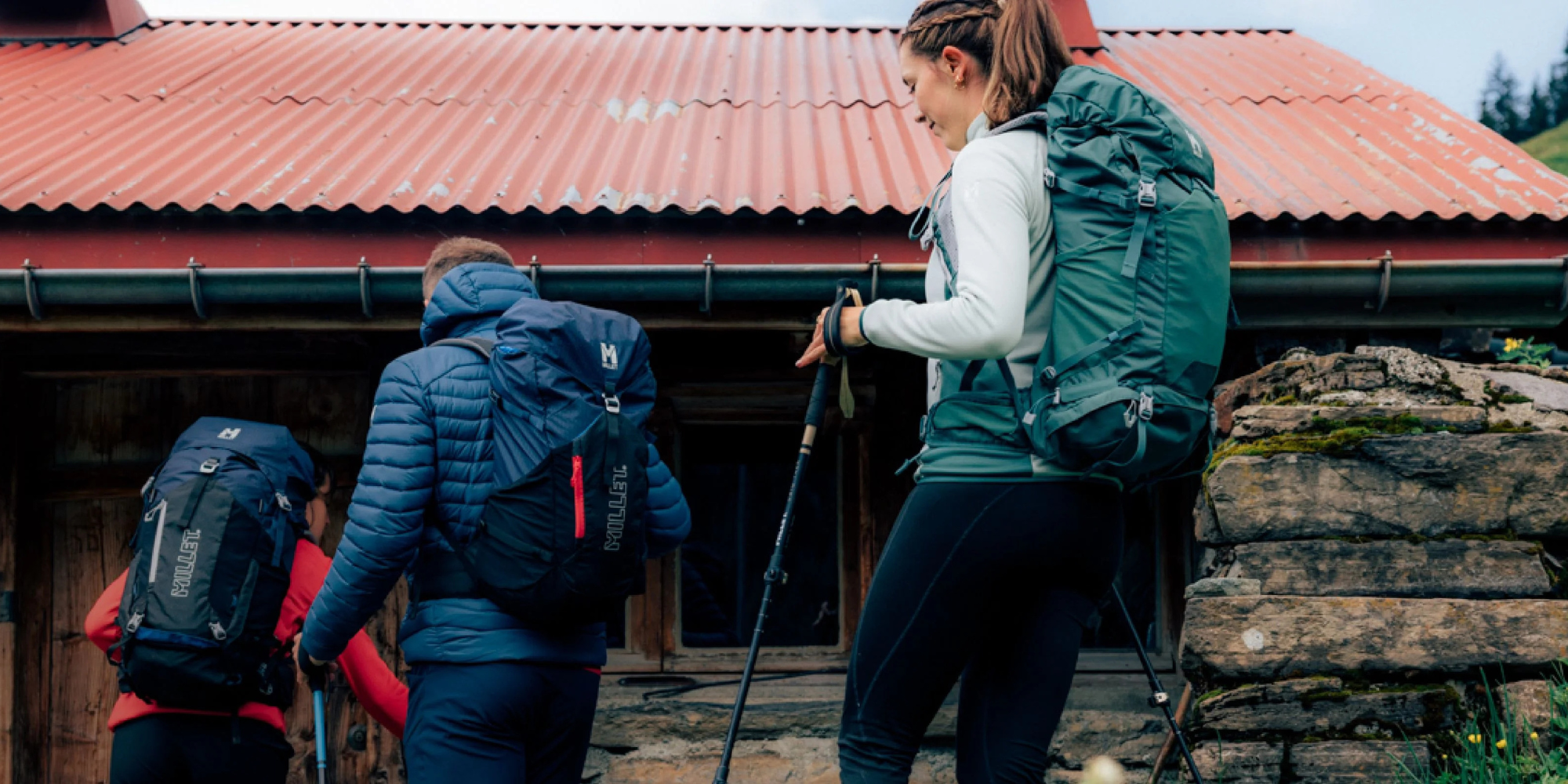 Your first night in a mountain hut: being well-equipped with Millet